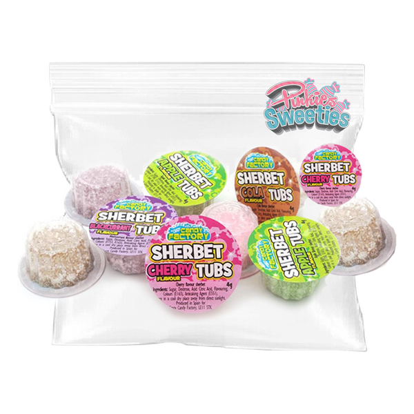 Sherbert Tubs Assorted 5/10 Pack – Pinkiessweeties