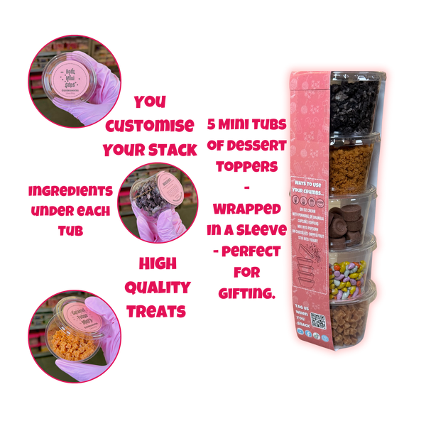 Snack Pot Stackers UK | Build Your Own Dessert Topping Stack | Made To ...