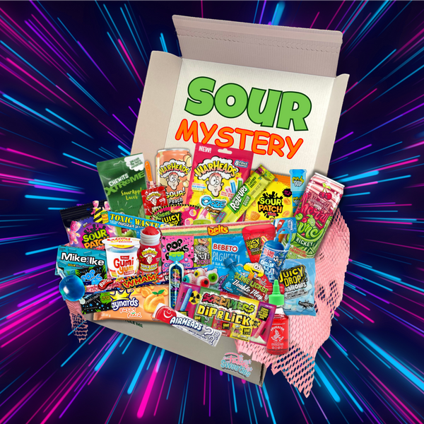 Super Sour Mystery Box | Extreme Sour International Candy Challenge ...