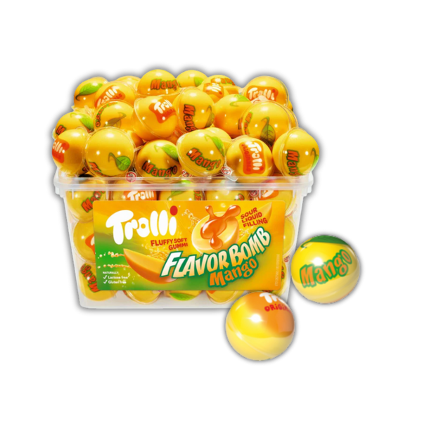 Trolli 3D Mango Flavour bomb – Pinkiessweeties