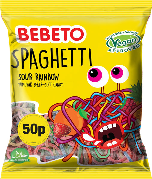 Bebeto Sour Spaghetti 5 Pack – Pinkiessweeties
